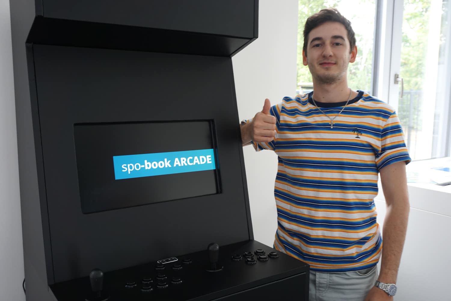 spo-comm goes gaming? Technician builds arcade machines