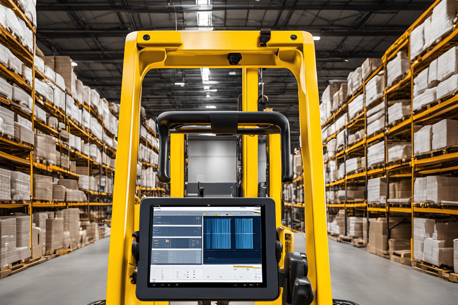RUGGED Tab: Intelligent management of forklift trucks